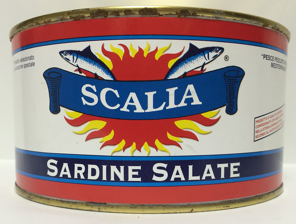 Sarde Salata 1000 gr. blik Scalia | https://www.silletti.nl